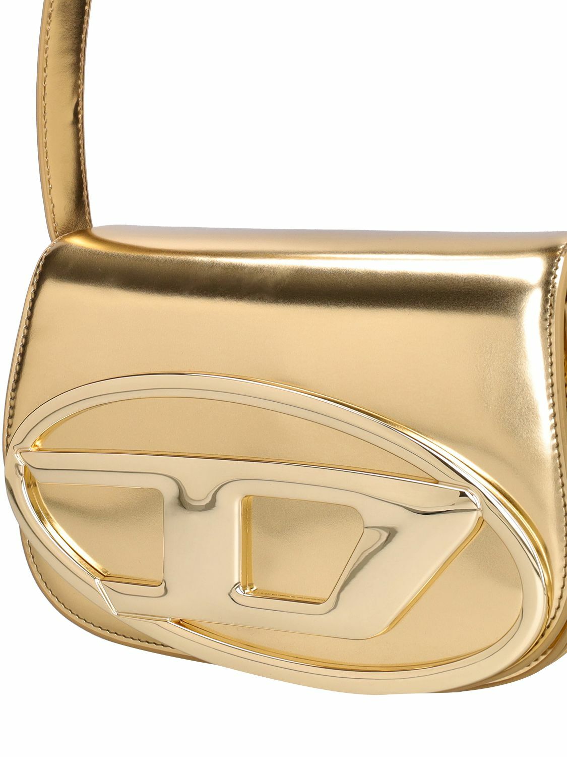 DIESEL 1dr Laminated Leather Shoulder Bag Diesel