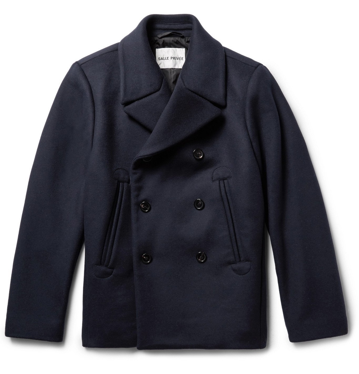 SALLE PRIVÉE - Felix Virgin Wool-Blend Peacoat - Blue SALLE PRIVEE