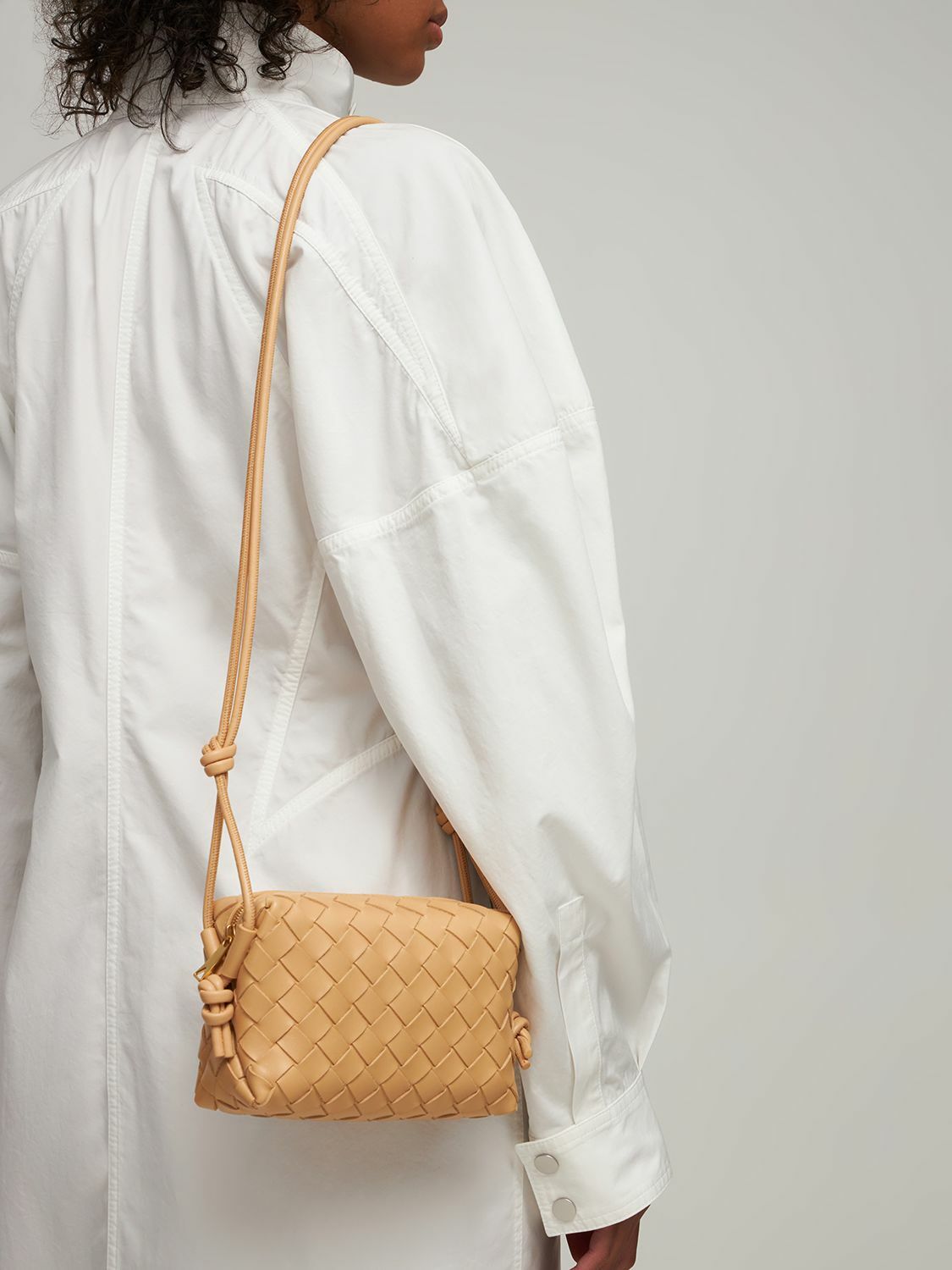 BOTTEGA VENETA - Mini Loop Leather Shoulder Bag Bottega Veneta