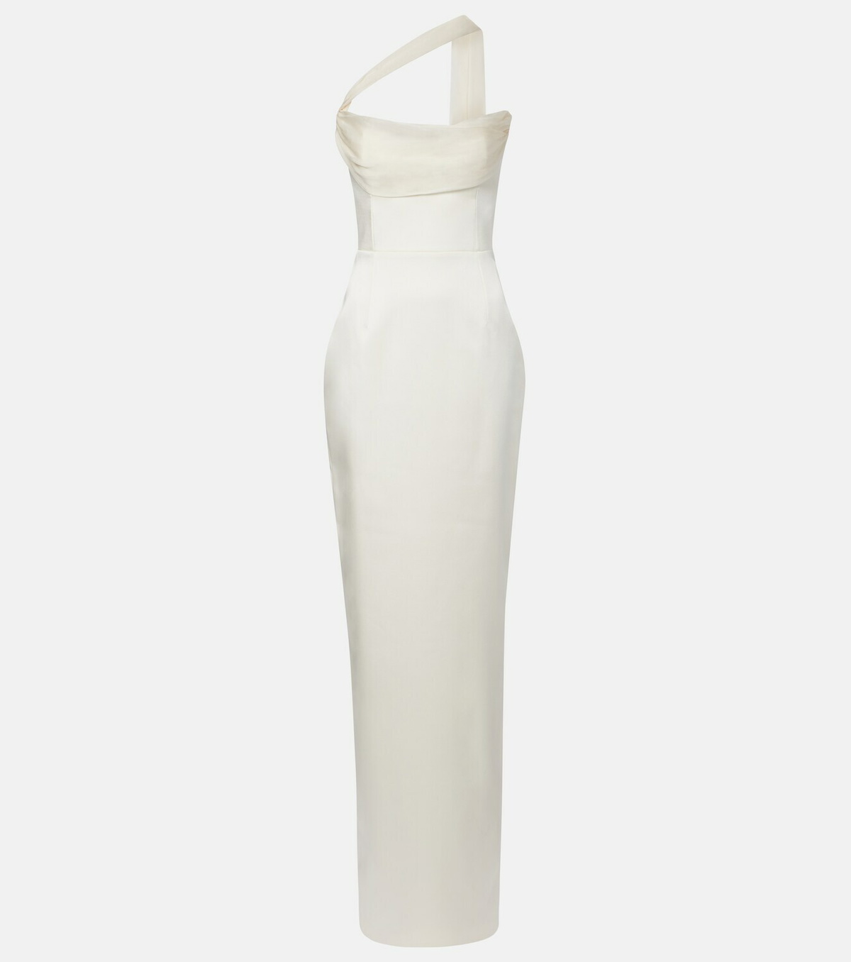 The New Arrivals Ilkyaz Ozel Julietta scarf-detail silk gown The New ...