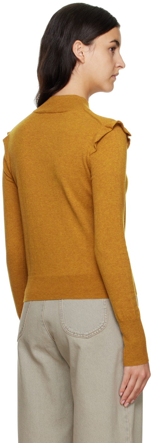 See by Chloé Brown Frilly Sweater See by Chloe