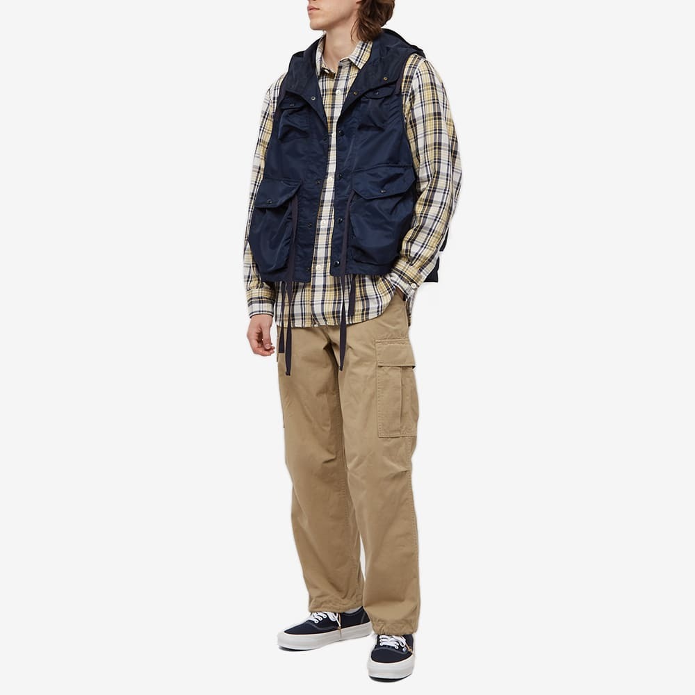 Engineered Garments Men's Field Vest in Navy Engineered Garments