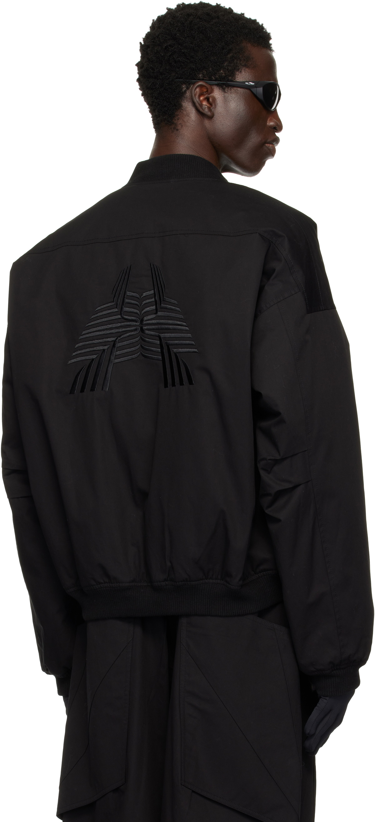 FFFPOSTALSERVICE Black Team MA-1 Bomber Jacket FFFPOSTALSERVICE