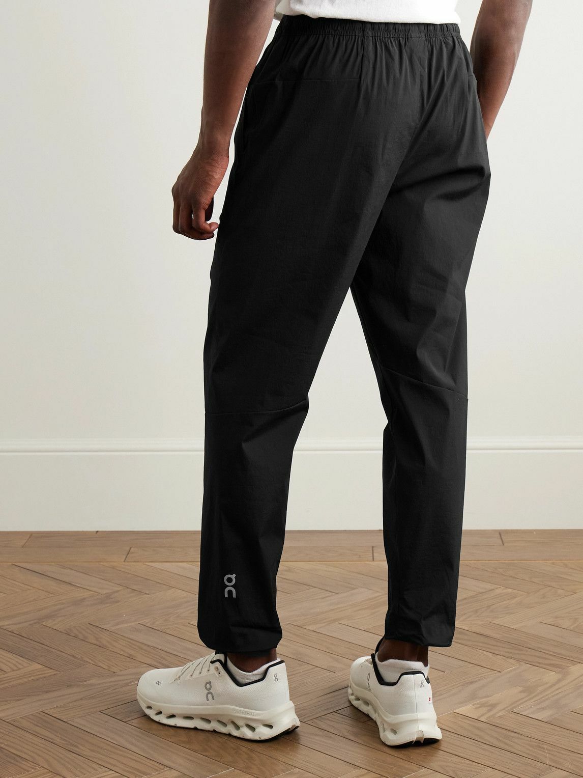 ON - All-Day Stretch Recycled-Shell Track Pants - Black On