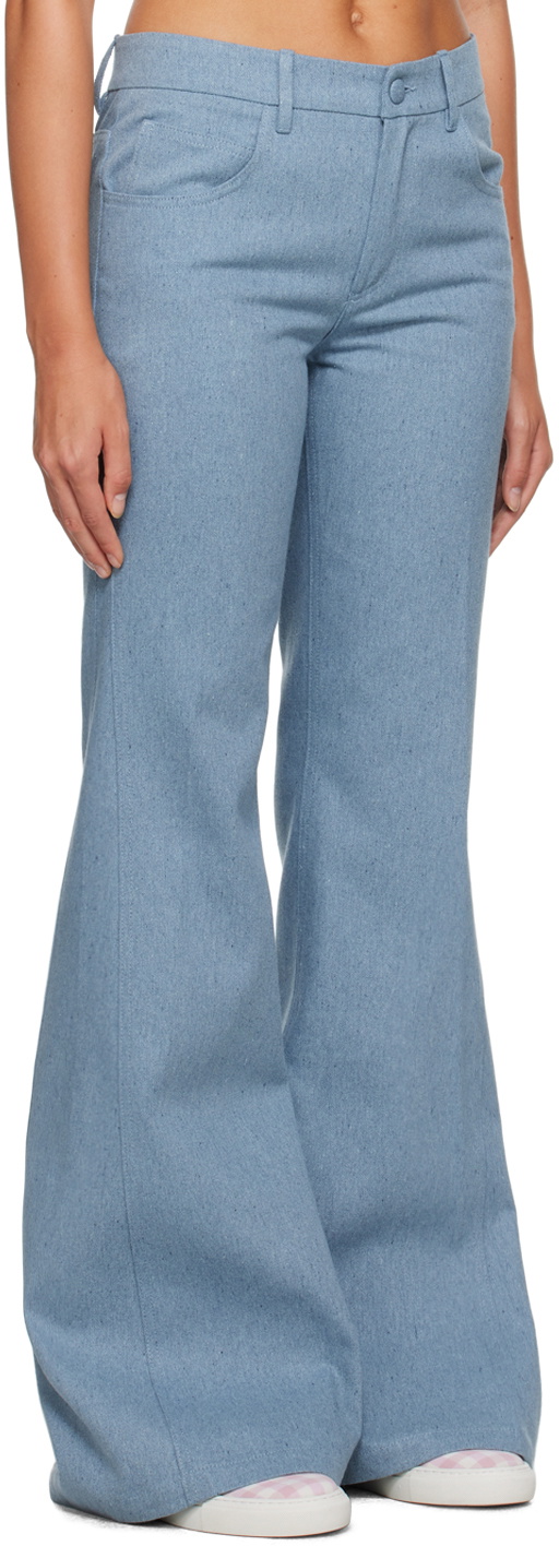 Gabriela Hearst Blue Alteza Trousers Gabriela Hearst