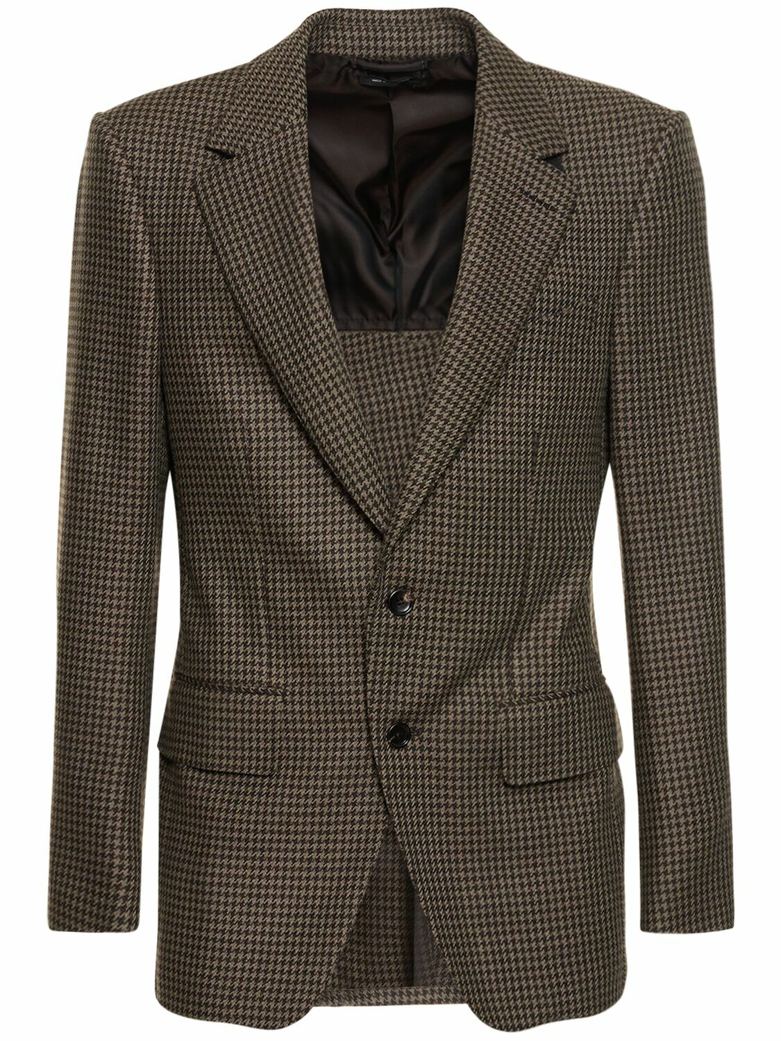 TOM FORD - Atticus Wool Houndstooth Jacket TOM FORD