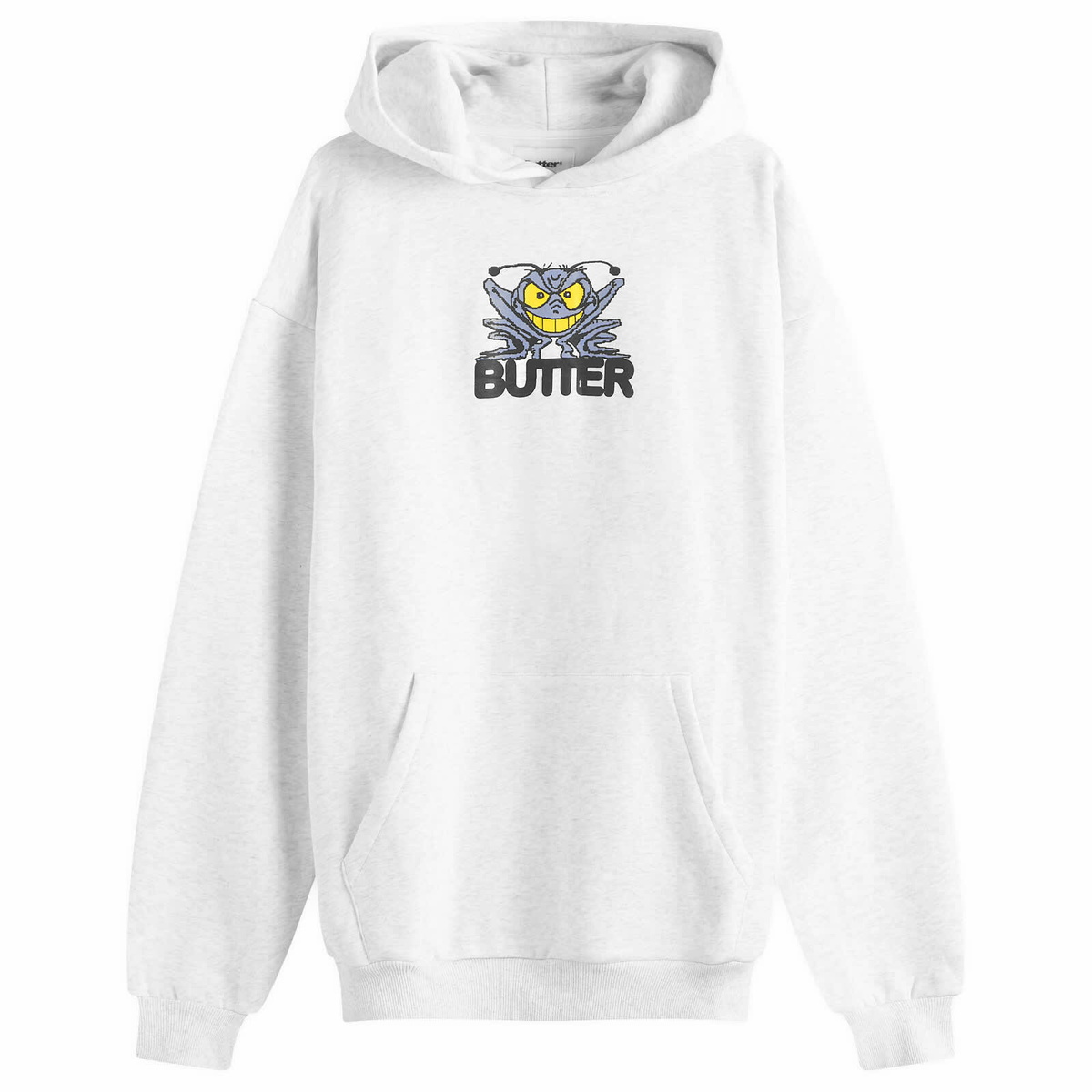 Butter Goods Men's Insect Hoodie in Ash Butter Goods