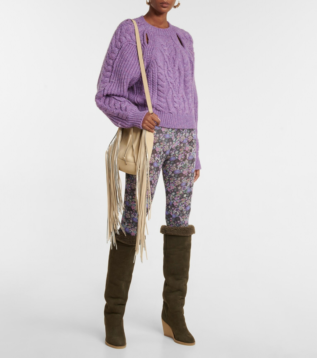 Isabel Marant - Tilin suede over-the-knee boots Isabel Marant