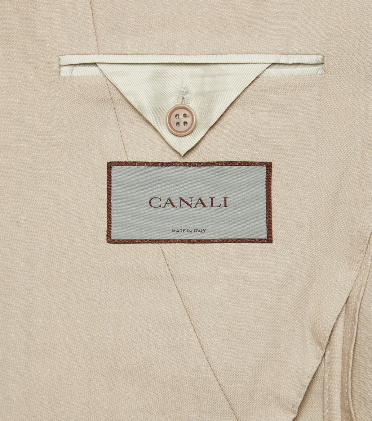 Canali Linen and wool suit Canali