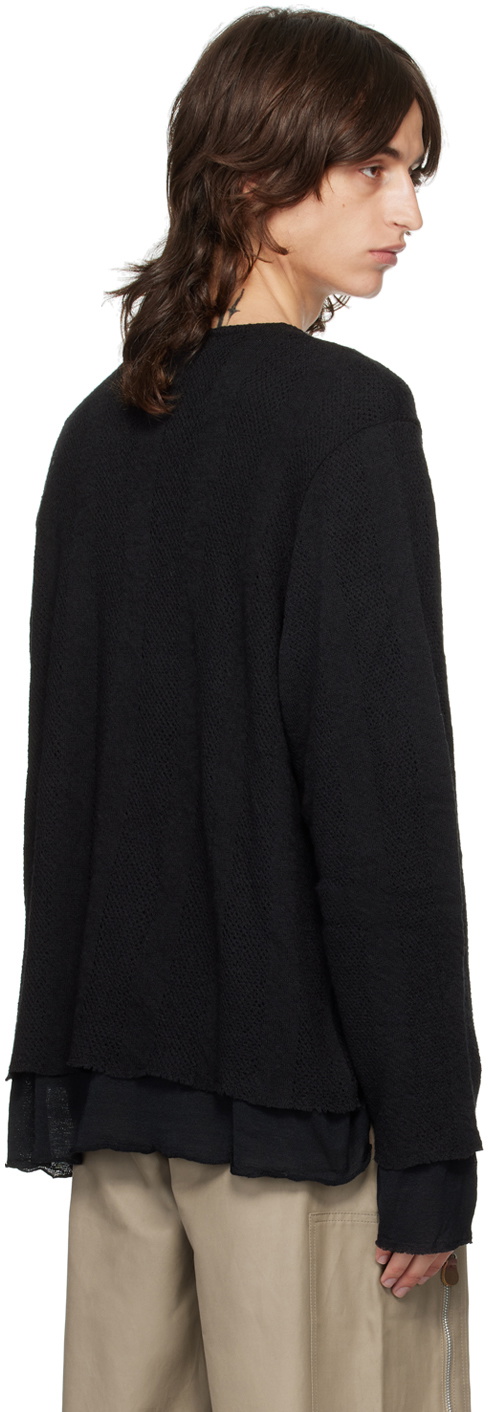 OUR LEGACY Black Double Lock Long Sleeve Sweater Our Legacy