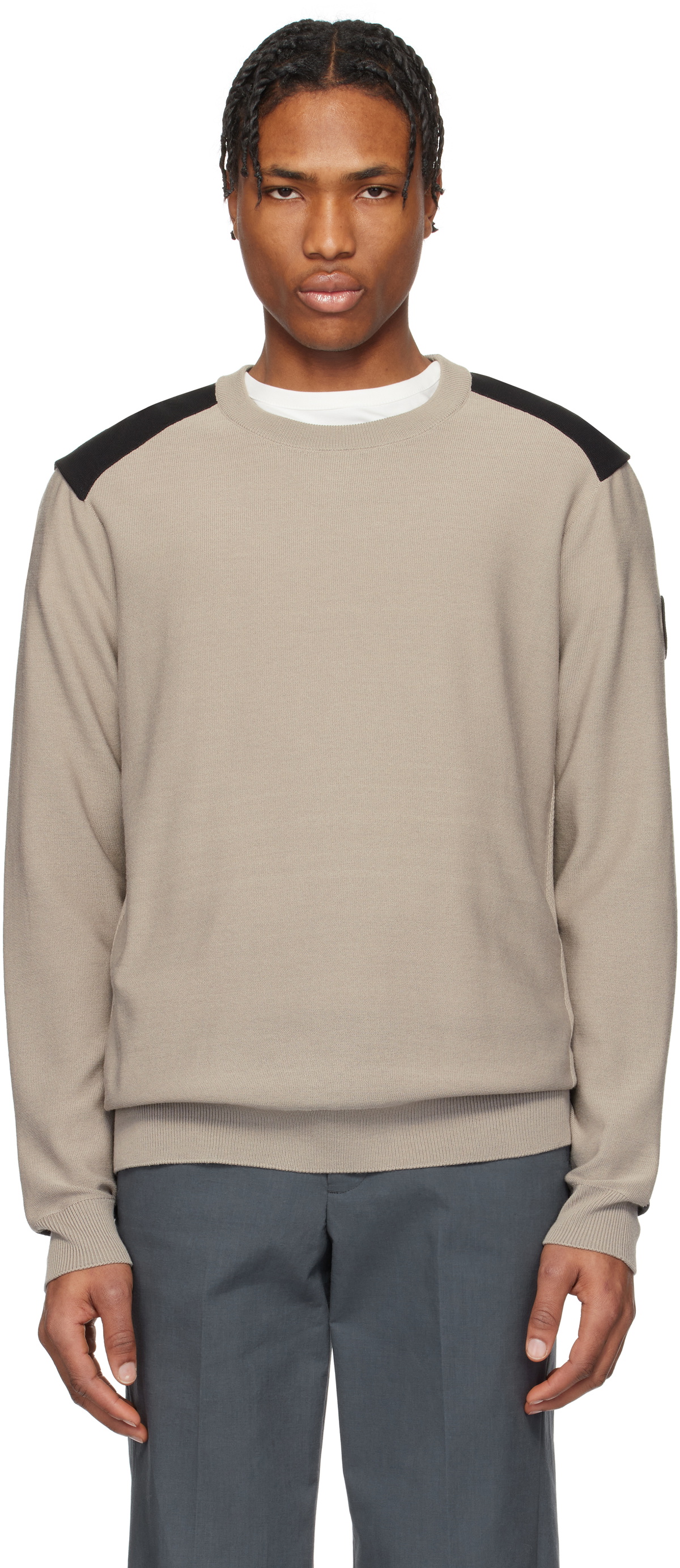 Canada Goose Taupe Dartmouth Crewneck Sweater Canada Goose