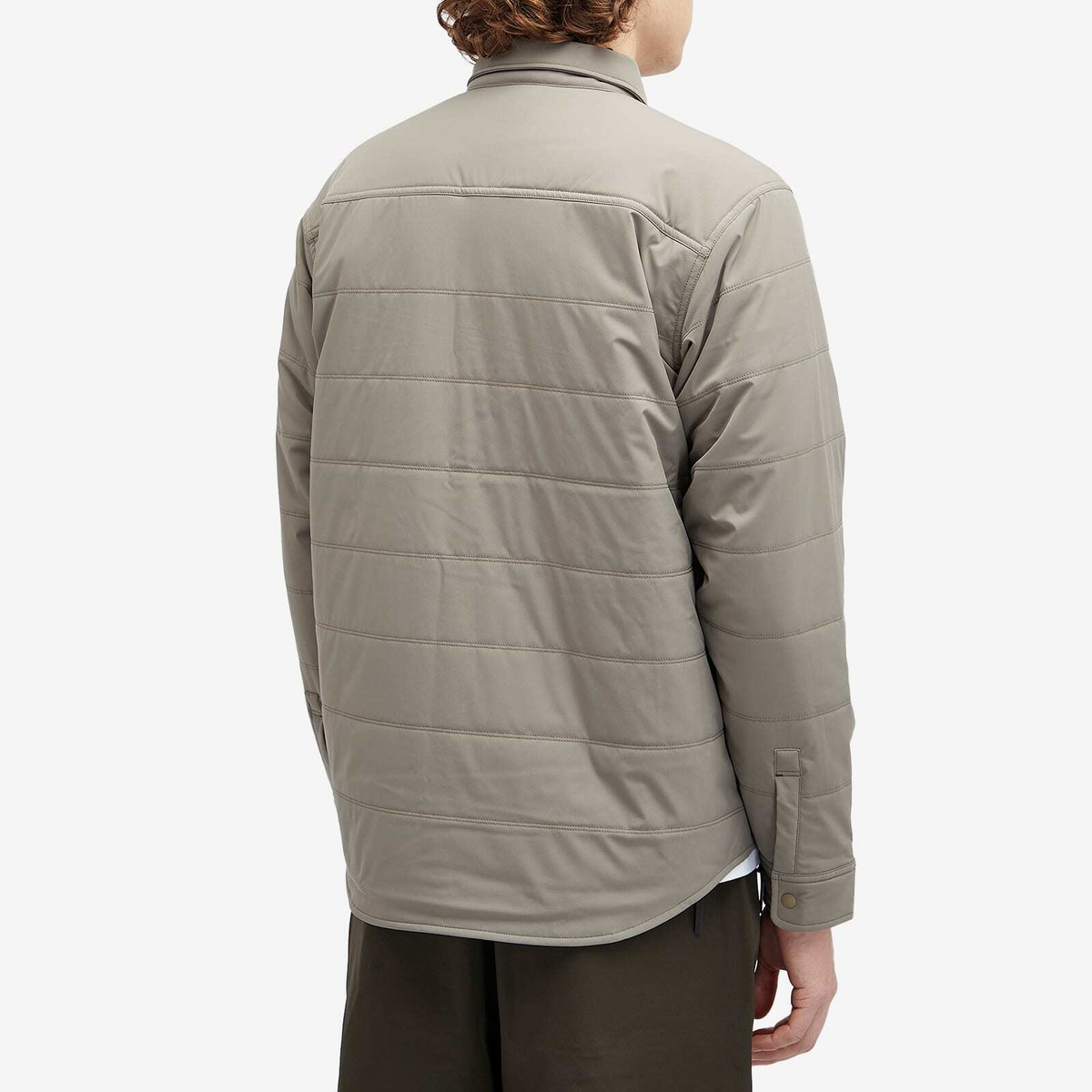Snow Peak Men's Flexible Insulated Shirt in Khaki Snow Peak