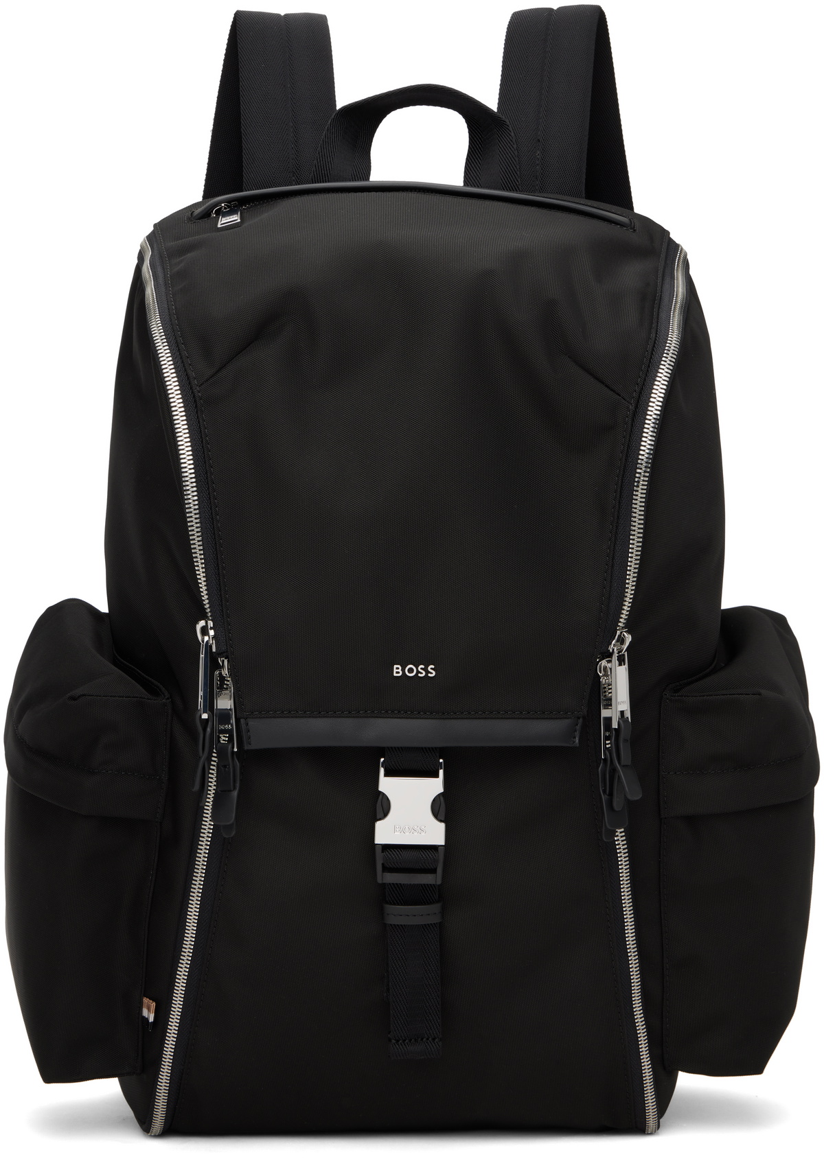 BOSS Black Multi-Pocket Backpack BOSS