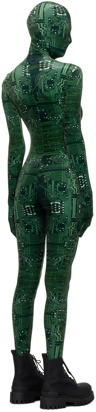 VETEMENTS Green Cyber Jumpsuit Vetements