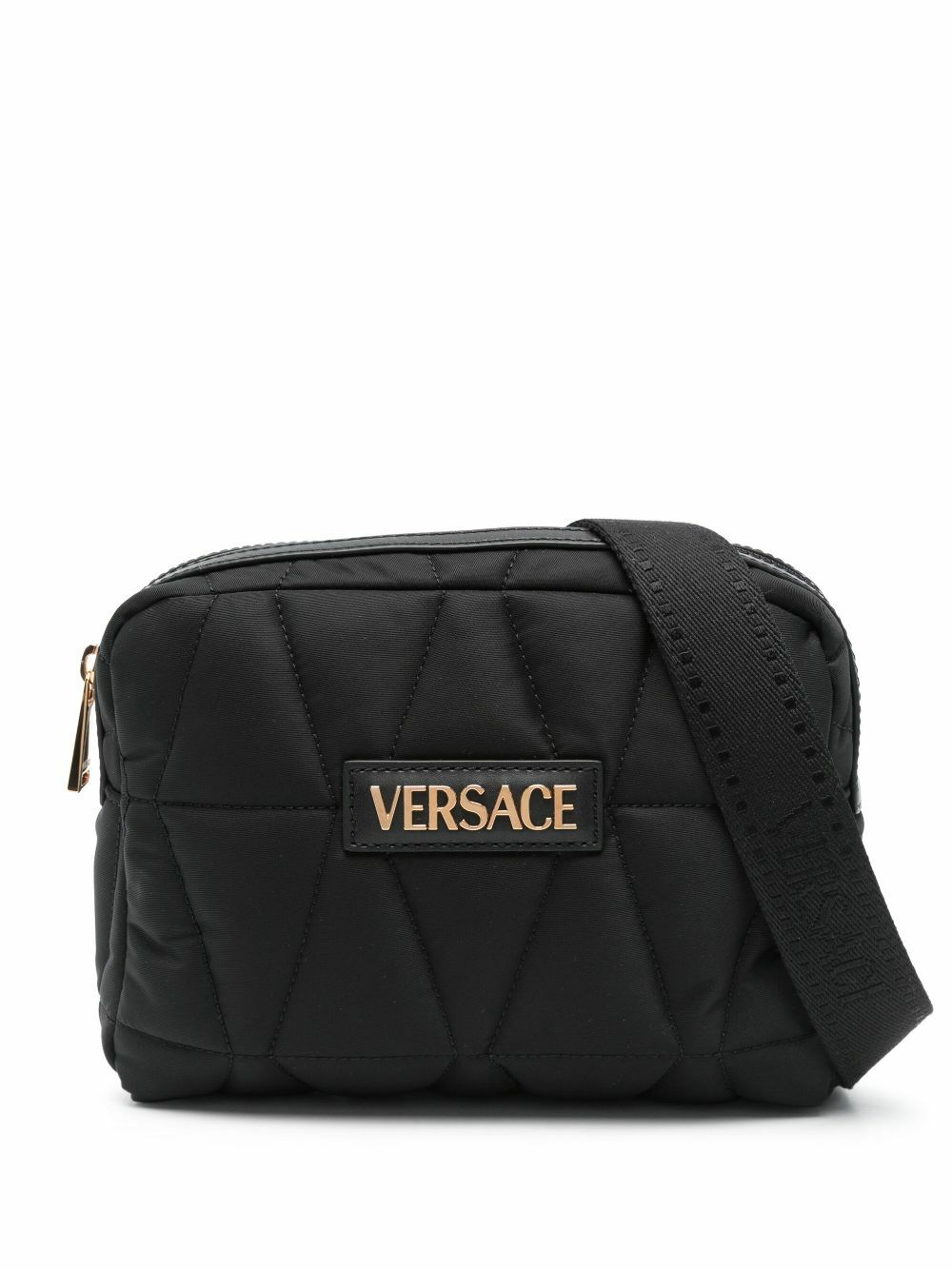Versace Logo-Lettering Belt Bag Versace