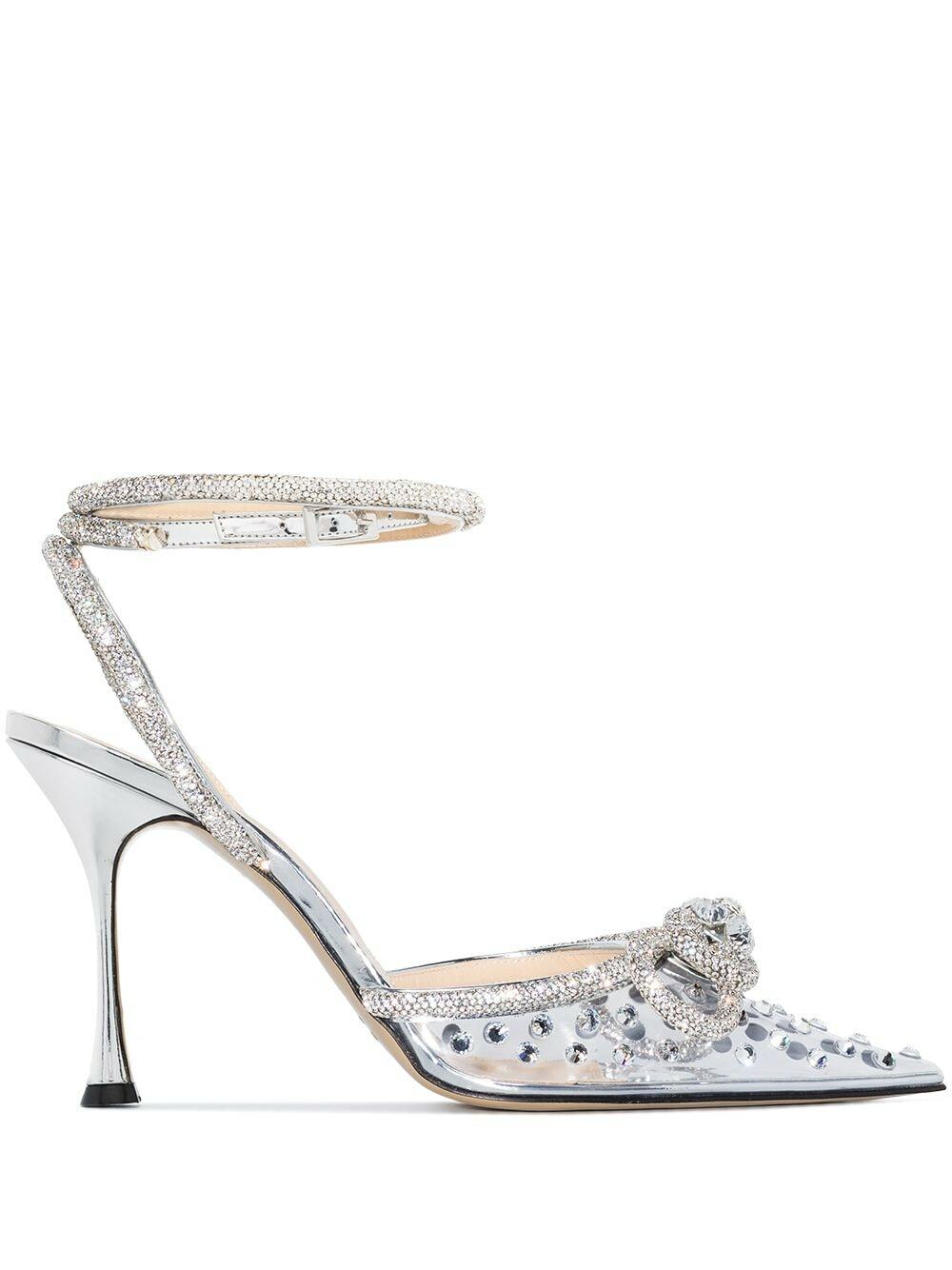 MACH & MACH - Double Bow Pvc High Heel Pumps MACH & MACH