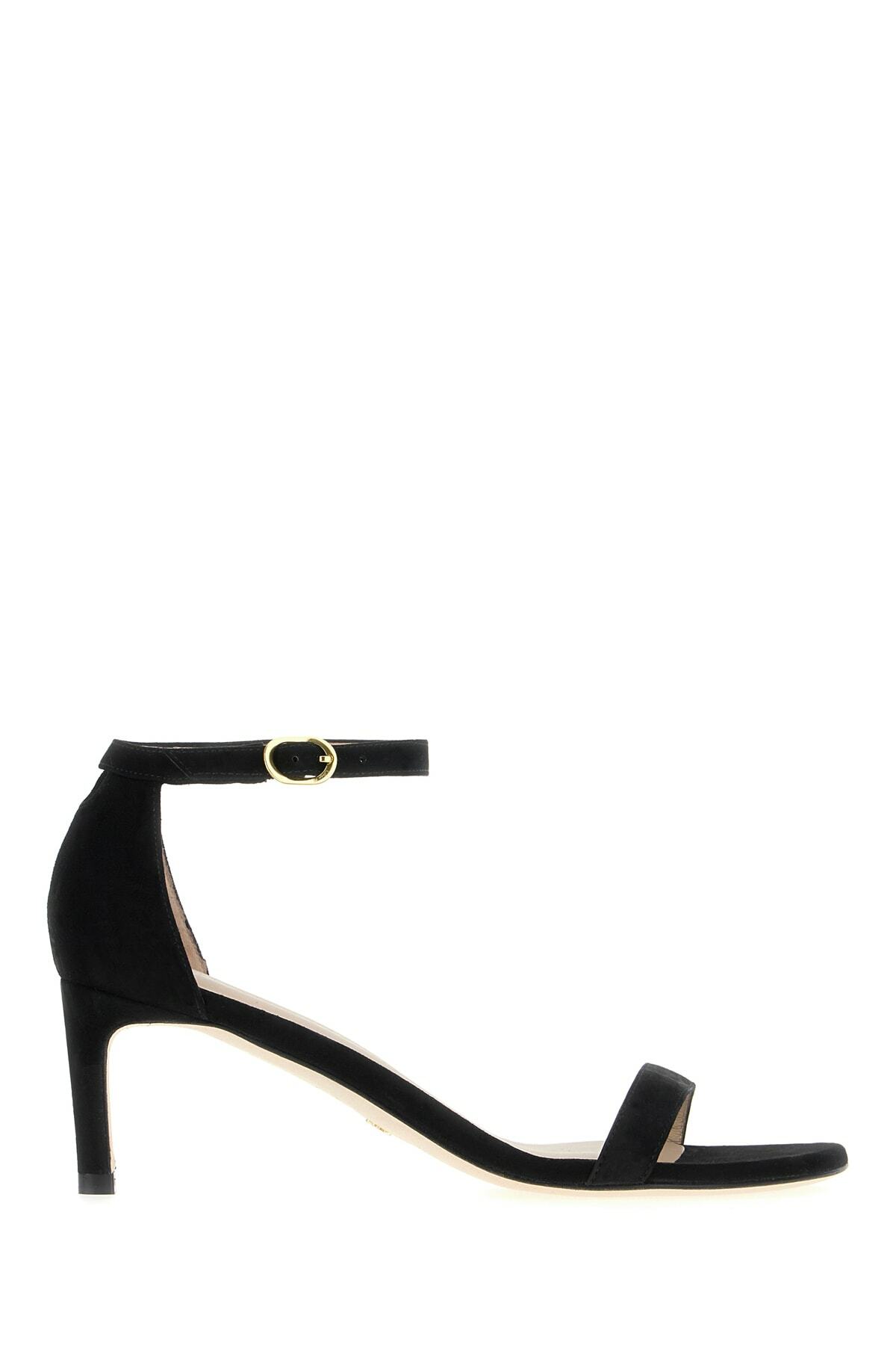 Stuart Weitzman Black Suede Sandals Stuart Weitzman