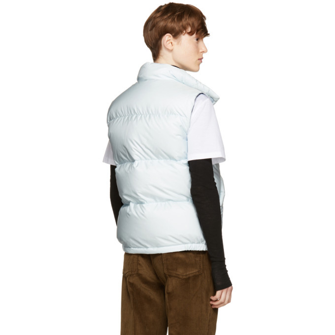 Prada Blue Down Puffer Vest Prada