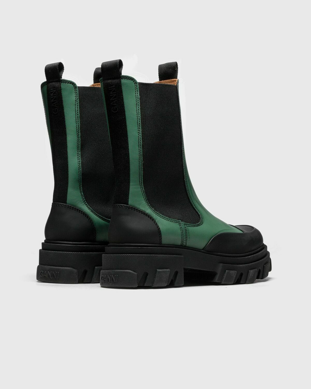 Ganni Cleated Green - Womens - Boots GANNI
