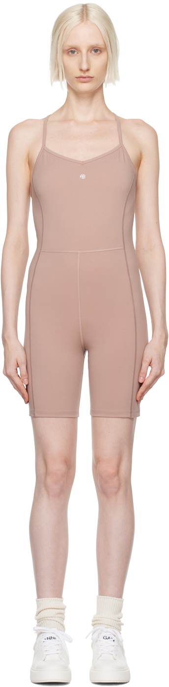 ANINE BING Pink Val Short Jumpsuit ANINE BING