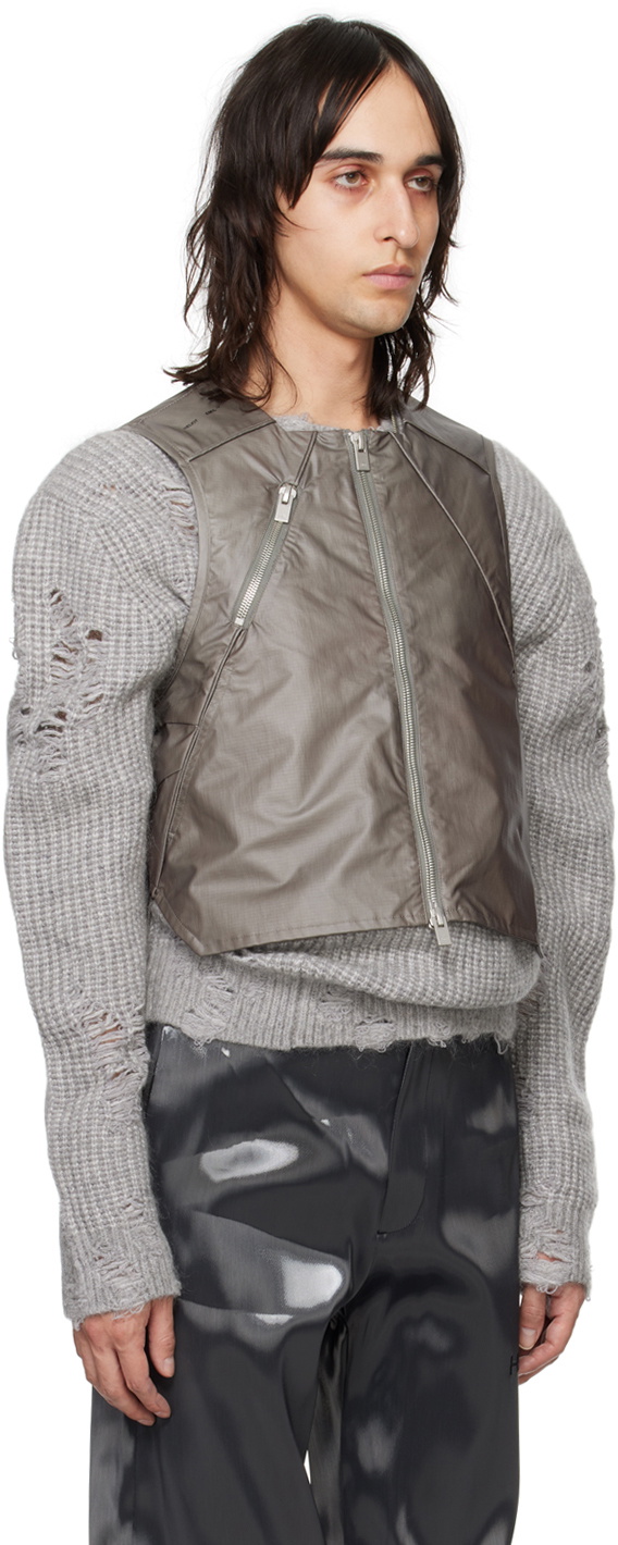 HELIOT EMIL Gray Phlogiston Technical Vest Heliot Emil
