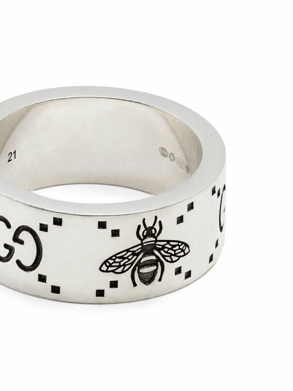 Gucci Sterling Silver GG Supreme Ring Gucci