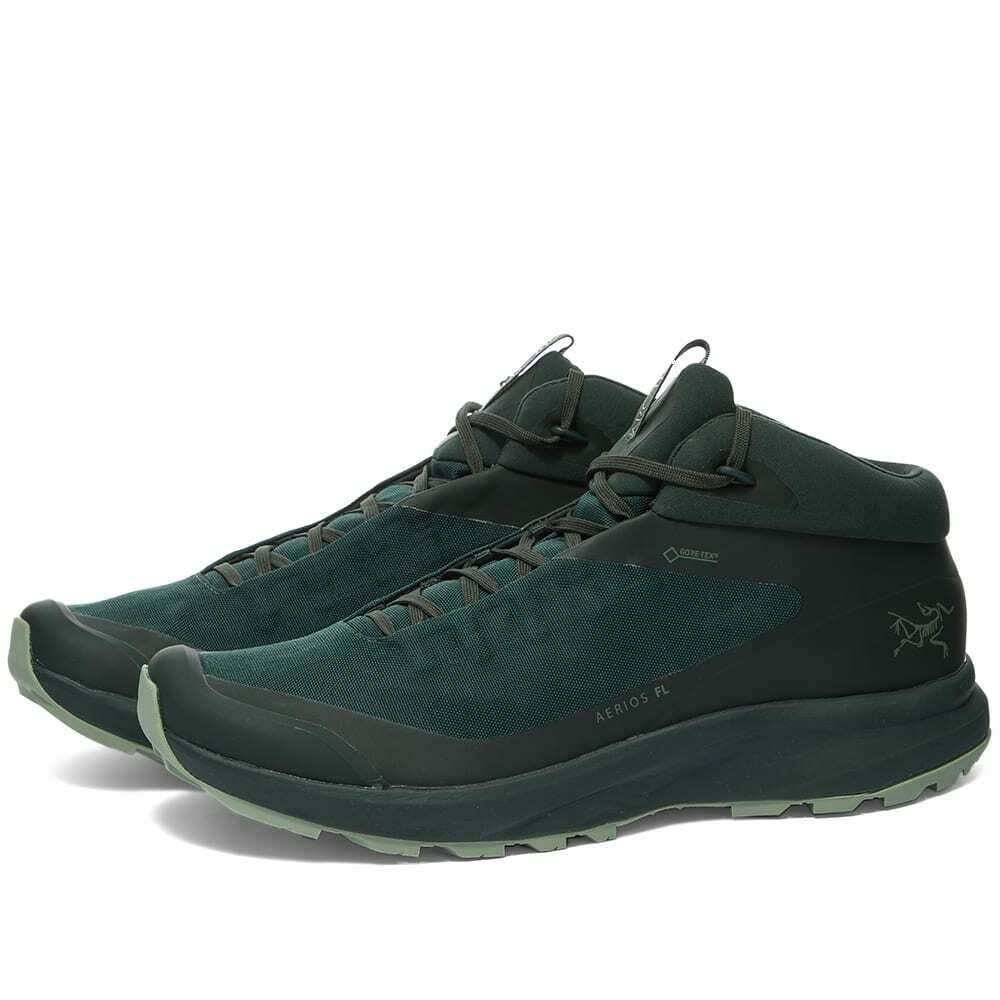 Arc'teryx Men's Aerios Mid GTX Hiking Boot in Conifer Arc'teryx