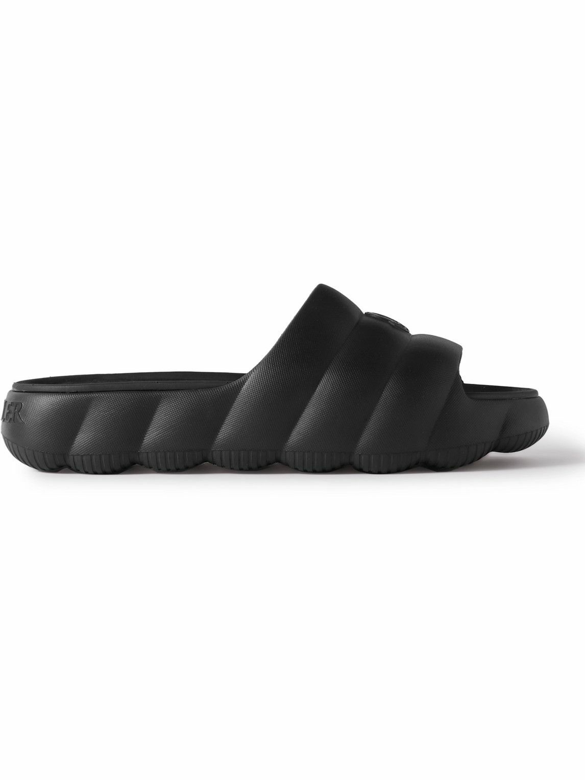 Moncler - Lilo Rubber Slides - Black Moncler