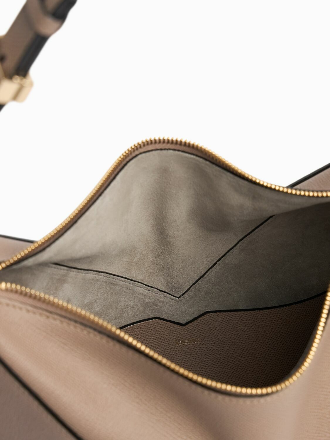 VALEXTRA Small Vivi Leather Hobo Bag Valextra
