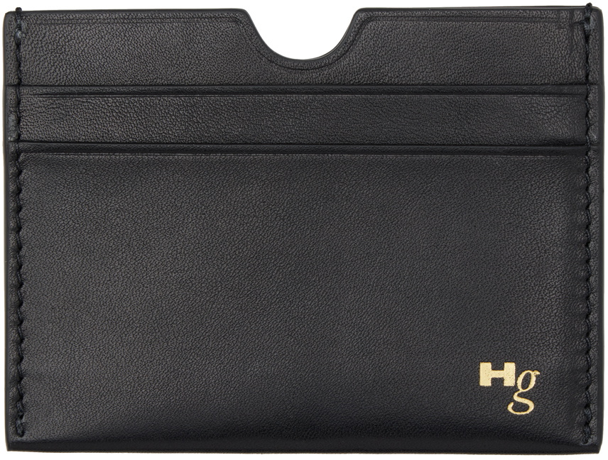 HommeGirls SSENSE Exclusive Black Embossed Card Holder Hommegirls
