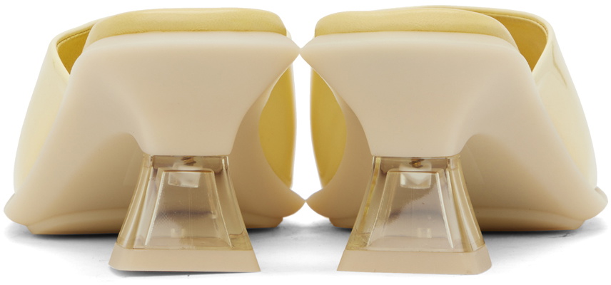 Miista Yellow Synthia Heeled Sandals MIISTA