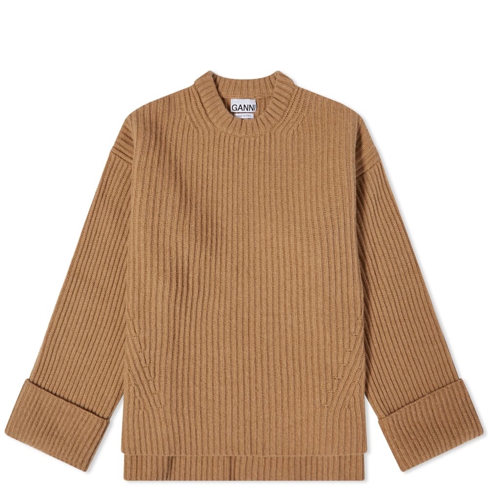 GANNI Crew Knitted Jumper GANNI