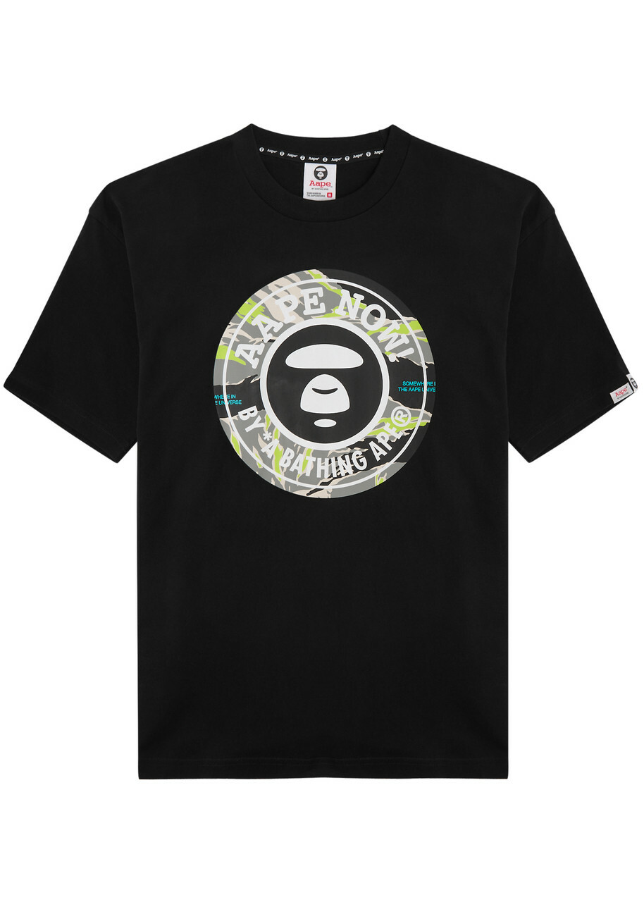 Aape Logo-print Cotton T-shirt AAPE by A Bathing Ape