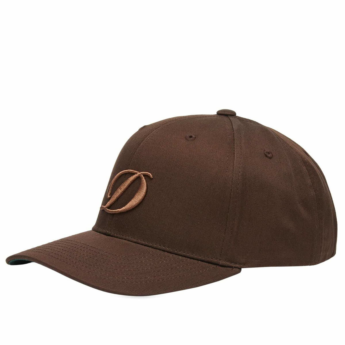 Dime Men's Cursive D Baseball Cap in Chocolate Dime