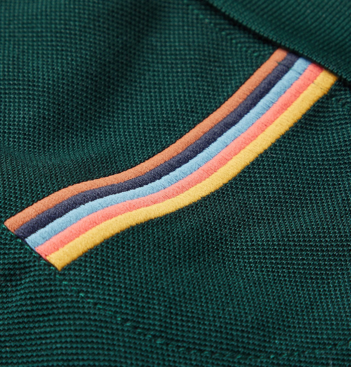 Paul Smith - Webbing-Trimmed Cotton-Piqué Polo Shirt - Green Paul Smith