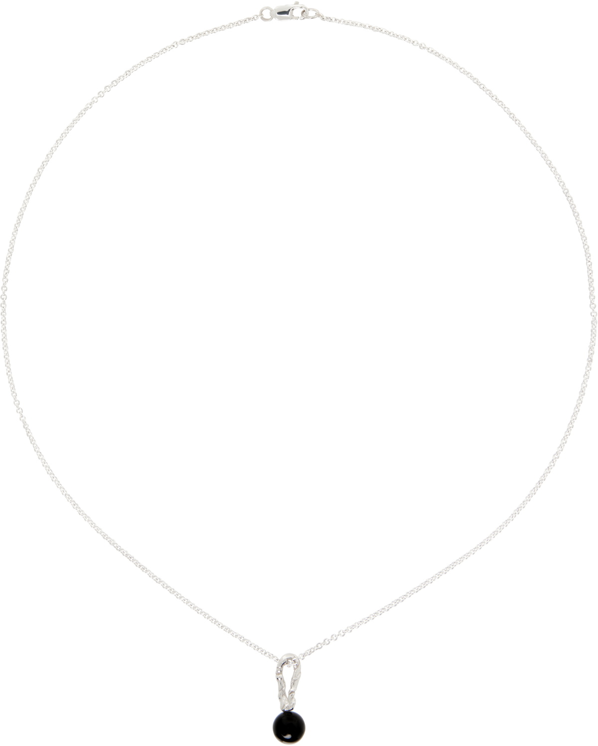 corali Silver Loop Necklace