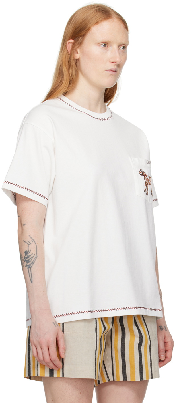 Bode White Griffon T-Shirt Bode
