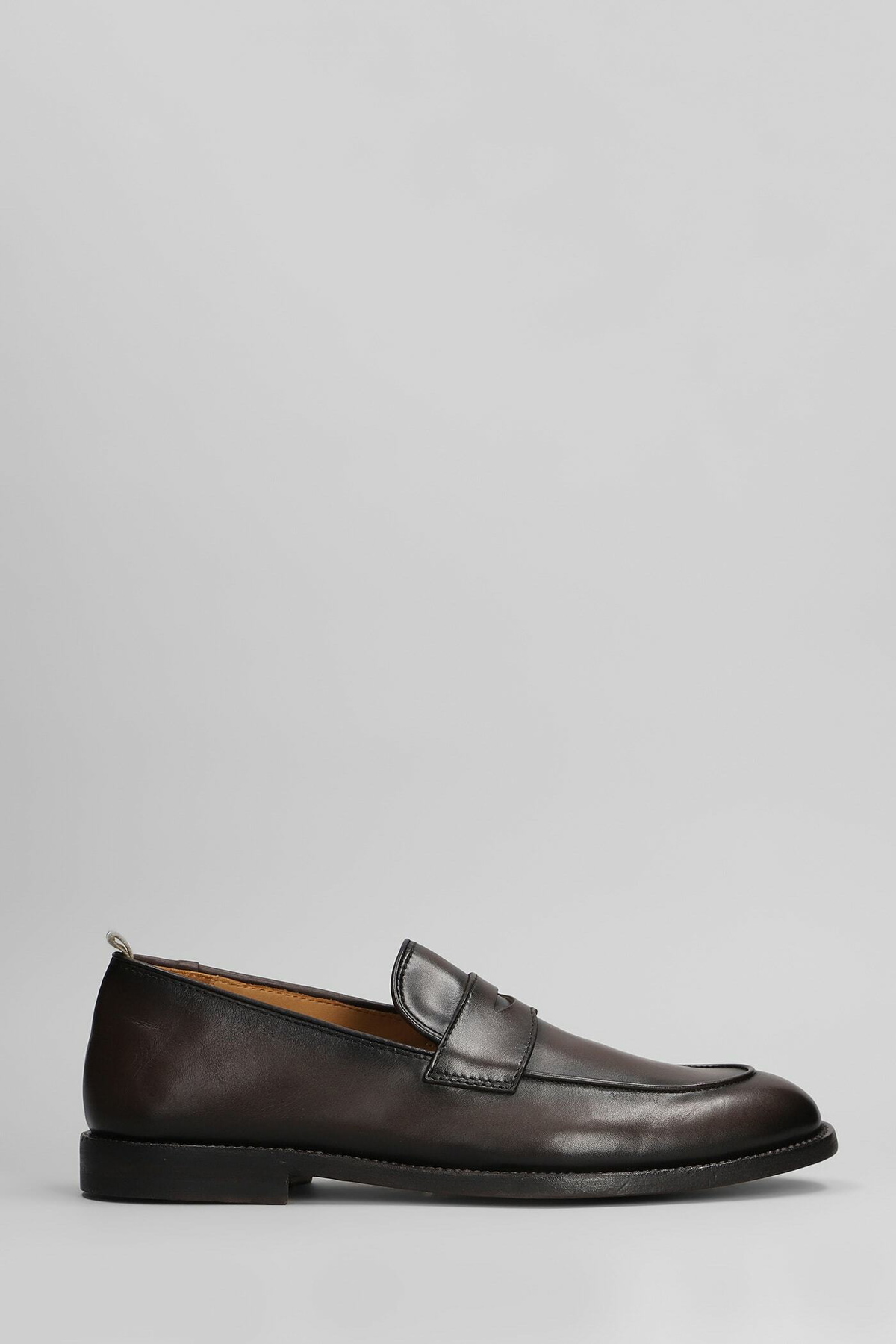 Officine Creative Opera 001 Loafers In Brown Leather Officine Creative
