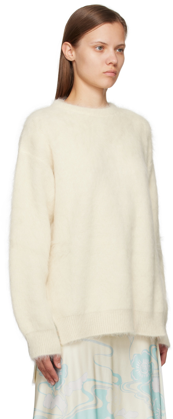 Jil Sander Off-White Crewneck Sweater Jil Sander