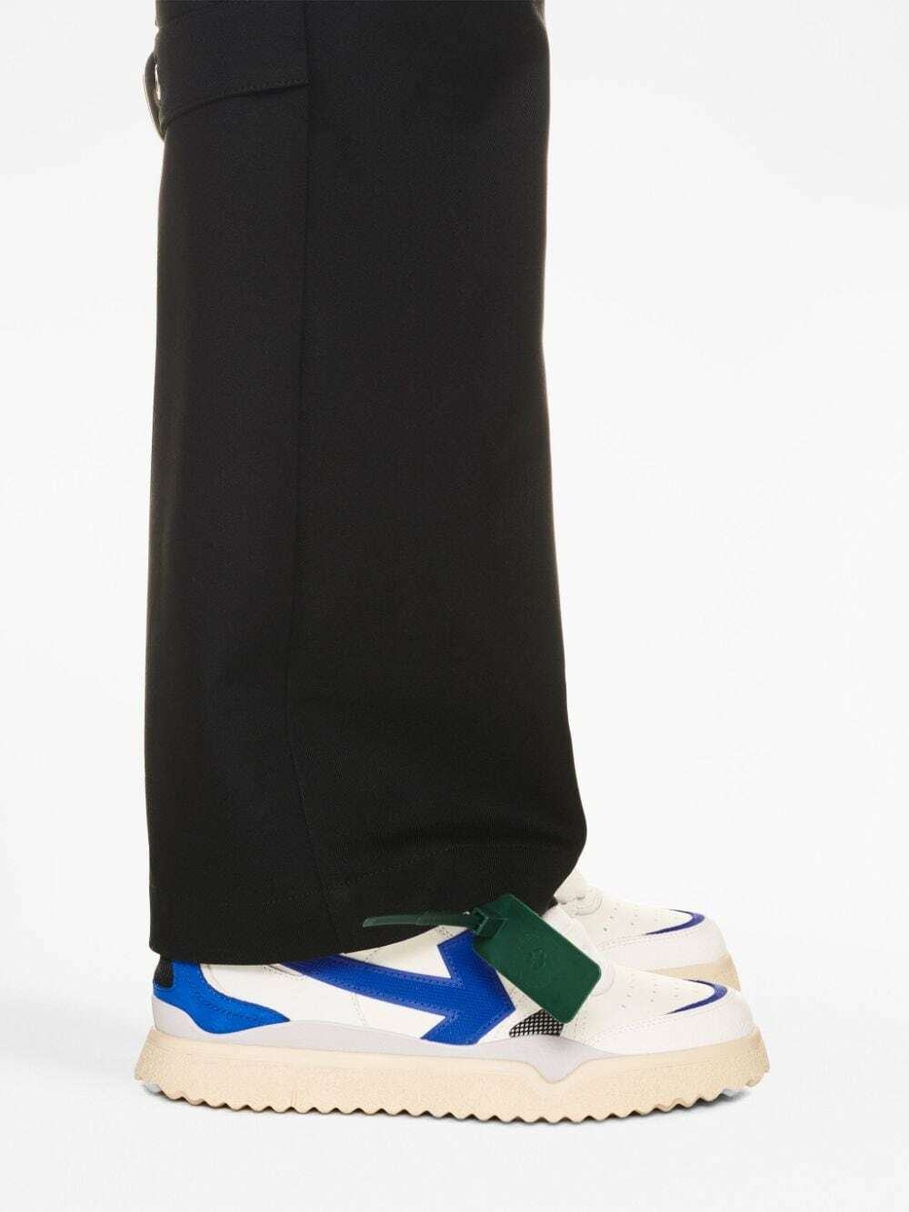 OFF-WHITE - Mid Top Sponge Sneakers Off-White