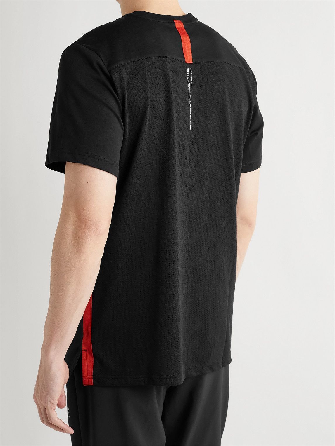 Nike Training - Panelled Dri-FIT and Mesh T-Shirt - Black Nike Training