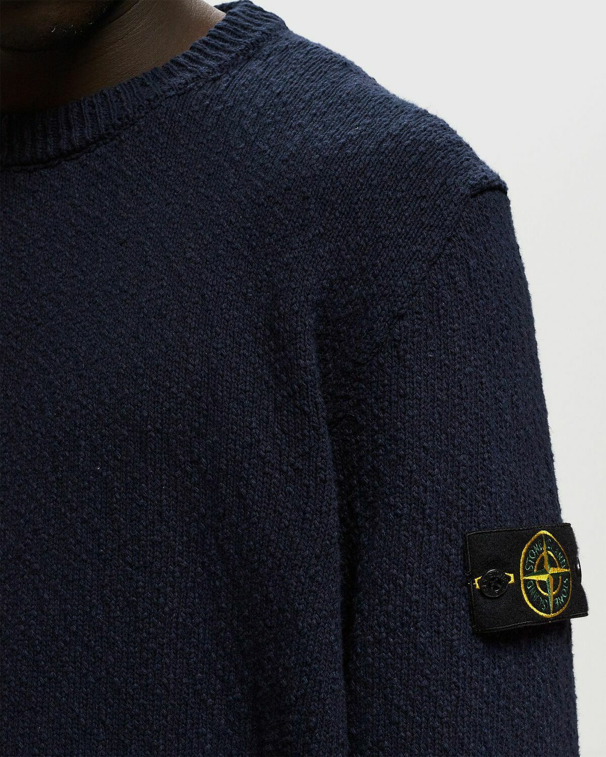 Stone Island Knitwear Blue Pullovers Stone Island