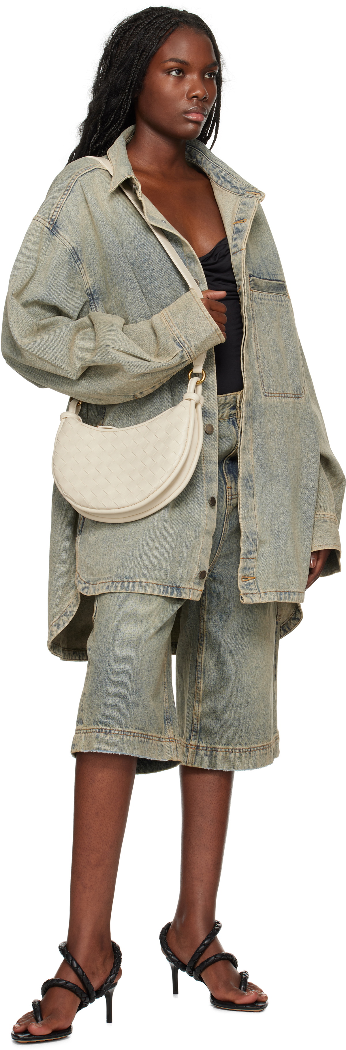 Entire Studios Blue Herculean Denim Shirt Entire Studios