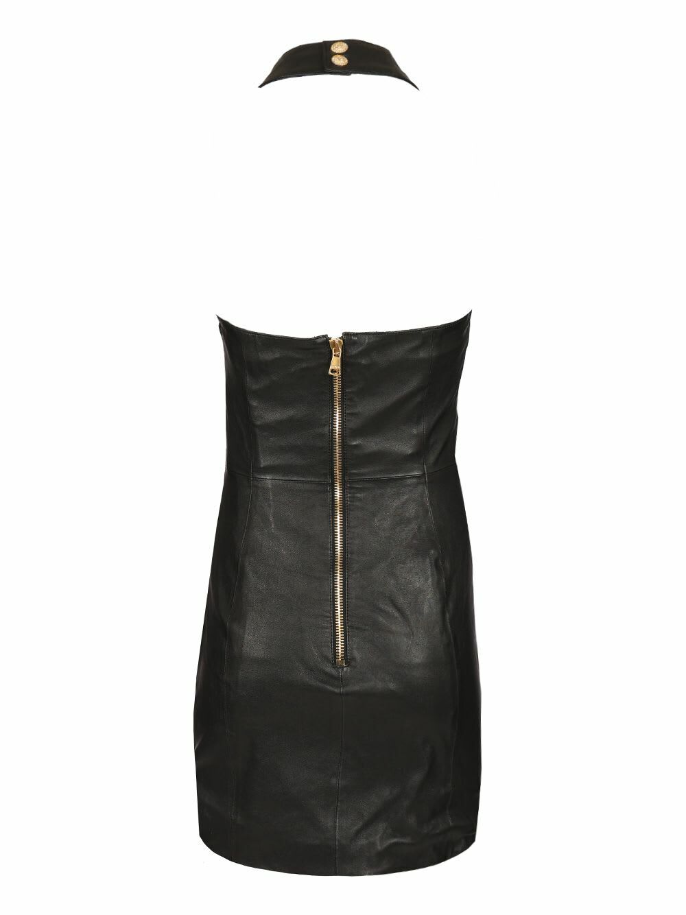 Balmain Short Leather Dress Balmain