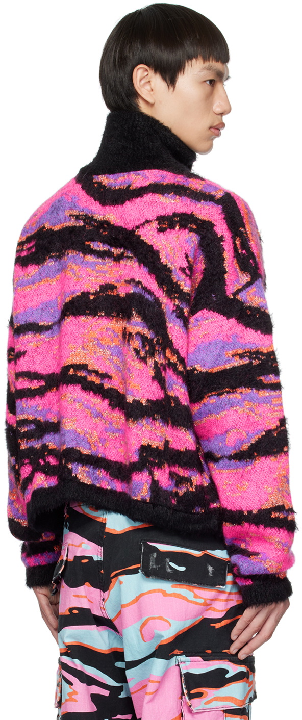 ERL Pink Camo Turtleneck ERL