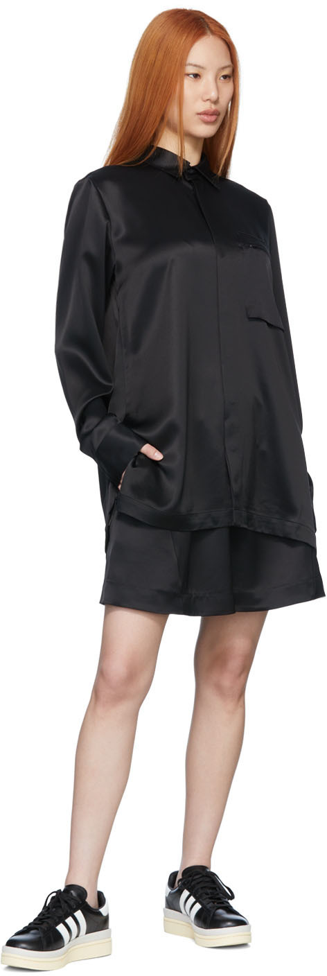 Y-3 Black Triacetate Shirt Y-3