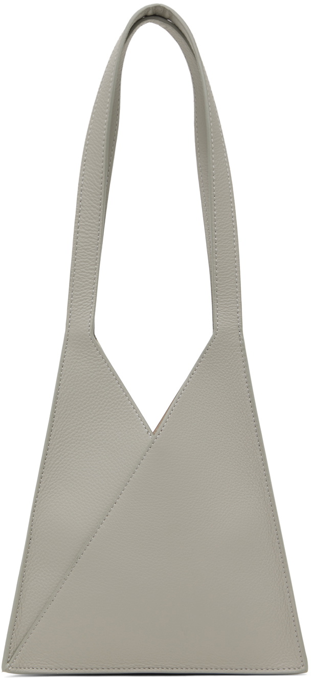 MM6 Maison Margiela Gray Triangle 6 Bag MM6 Maison Margiela