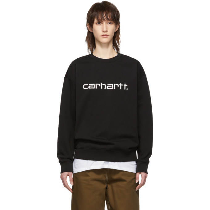 Carhartt Work In Progress Black Script Sweatshirt Carhartt WIP