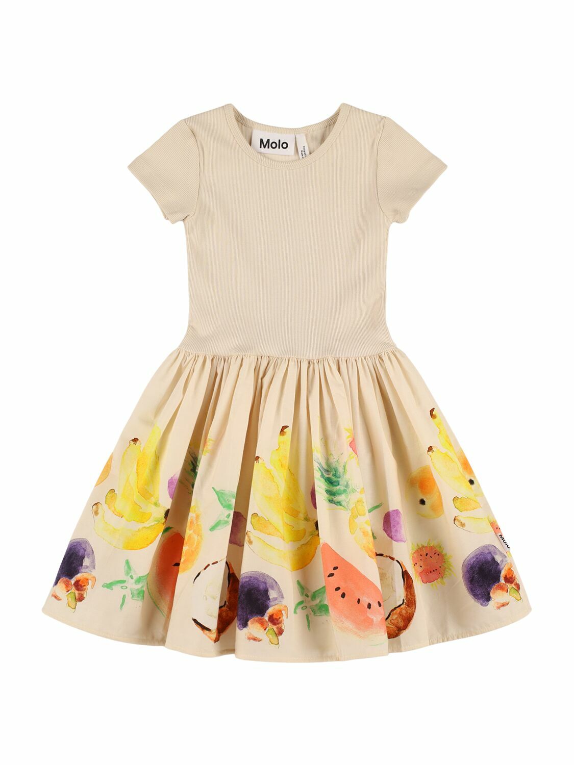 MOLO Fruit Organic Cotton Blend Poplin Dress Molo