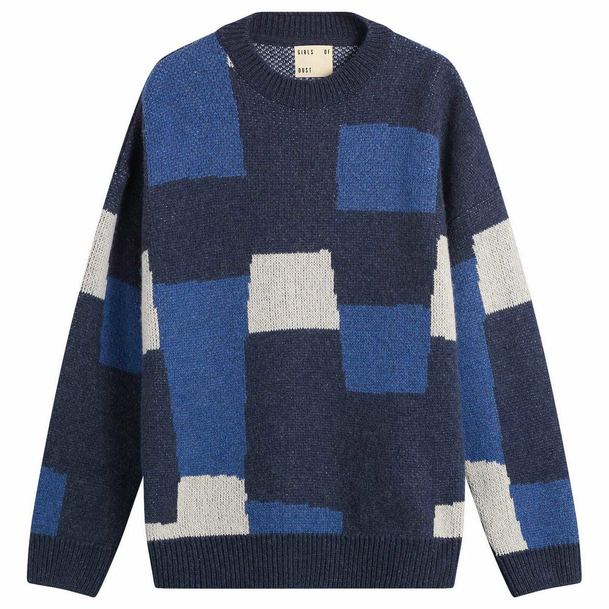 Girls of Dust Women's Patch Jumper in Inkt Girls of Dust